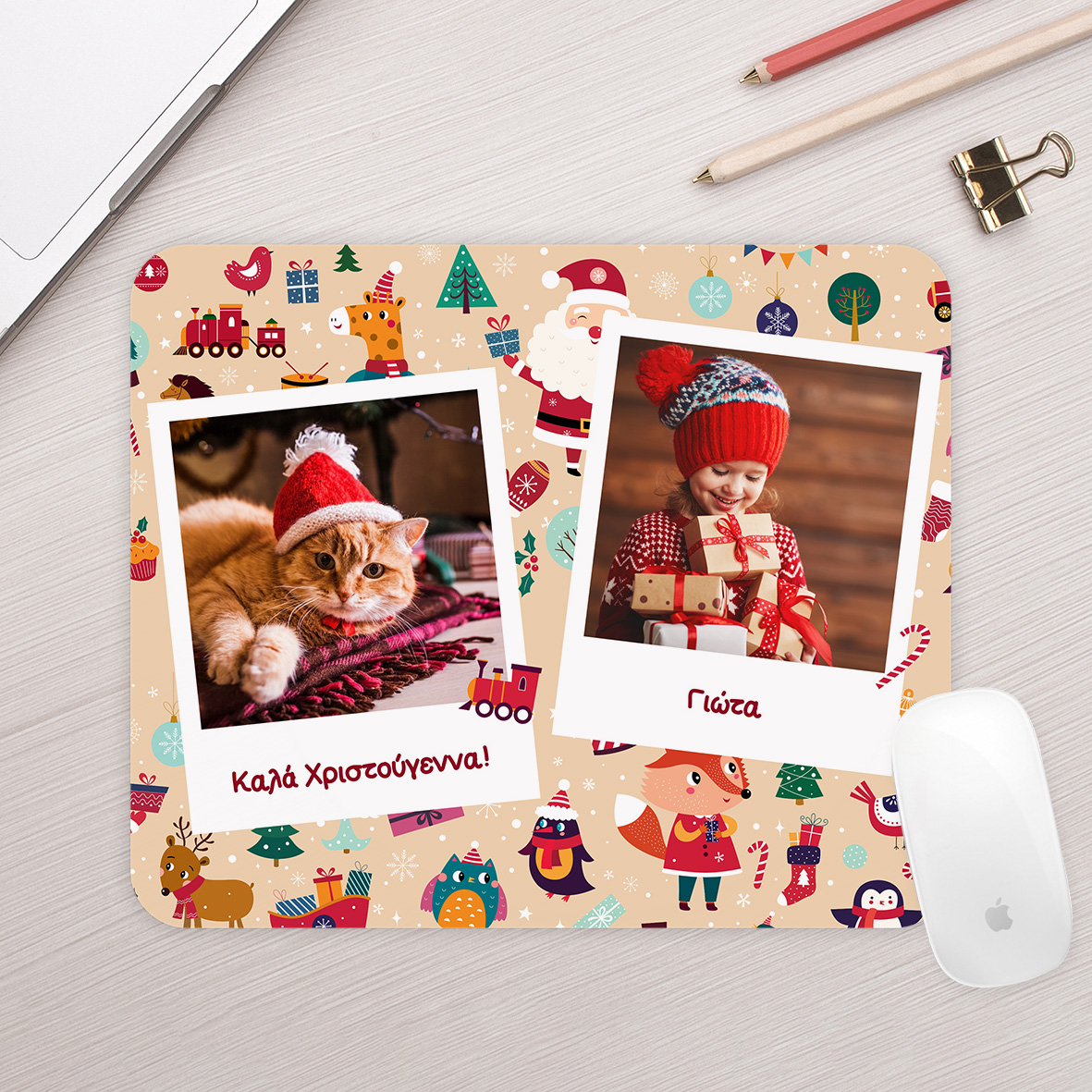 Xmas neutral theme- Mousepad - Mousepad | Memorybox